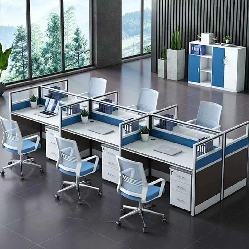 Six way open-view office workstation - Best Shop Furniture | Office desks